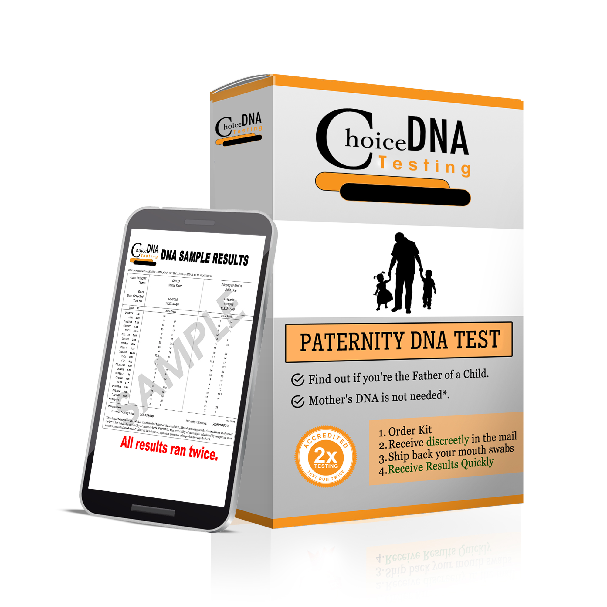 Home DNA Test Kit - Paternity Test Kit - Choice DNA